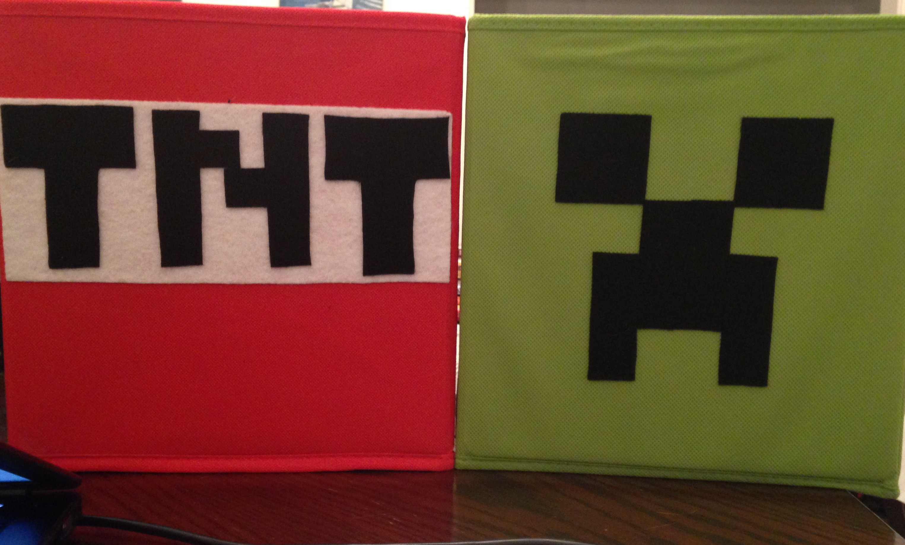 Storage Boxes – Minecraft TNT & Creeper – For Parents,Teachers, Scout ...