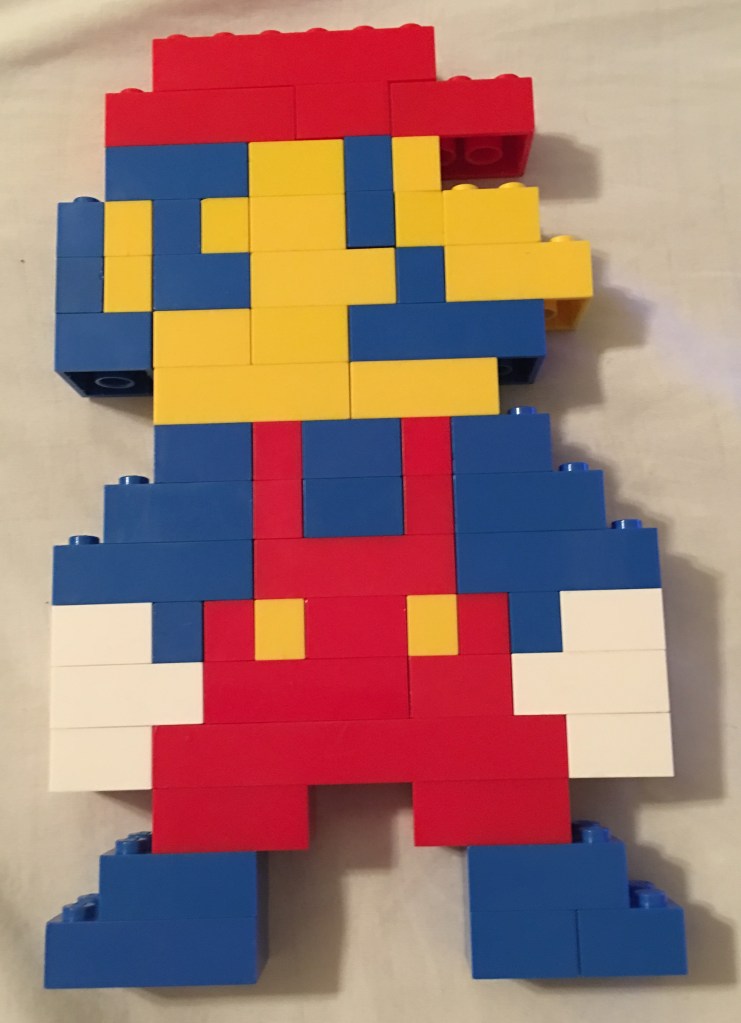 Mario built from Lego Bricks with Time Lapse Video – For Parents ...